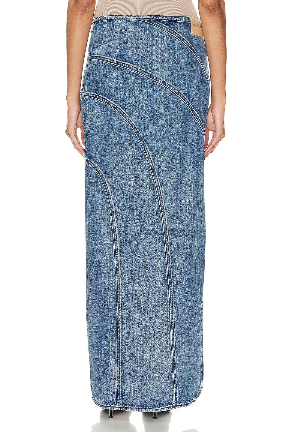 retrofete Mecha Skirt in Sea | FWRD