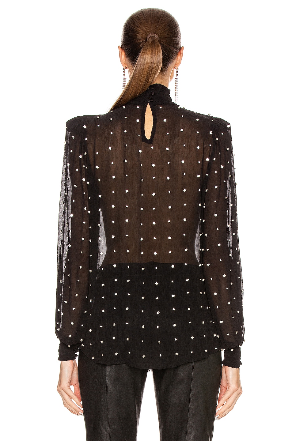 retrofete Ava Top in Black | FWRD