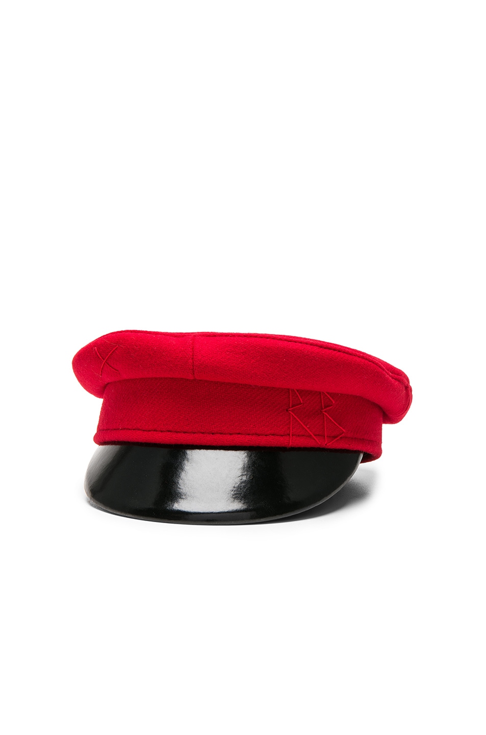 Ruslan Baginskiy Baker Boy Cap in Red | FWRD