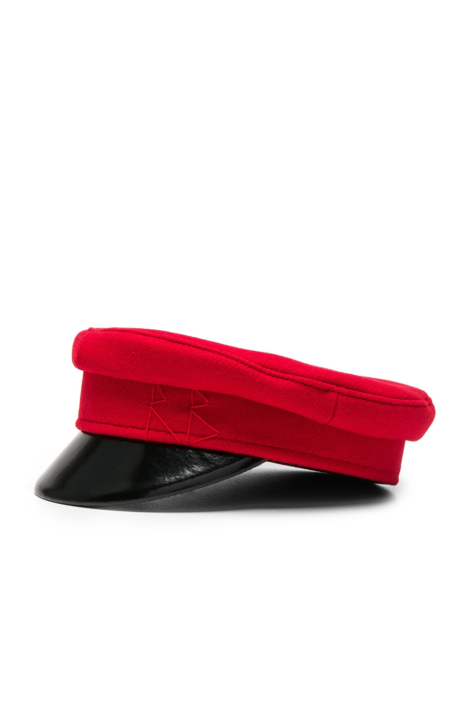 Ruslan Baginskiy Baker Boy Cap in Red | FWRD