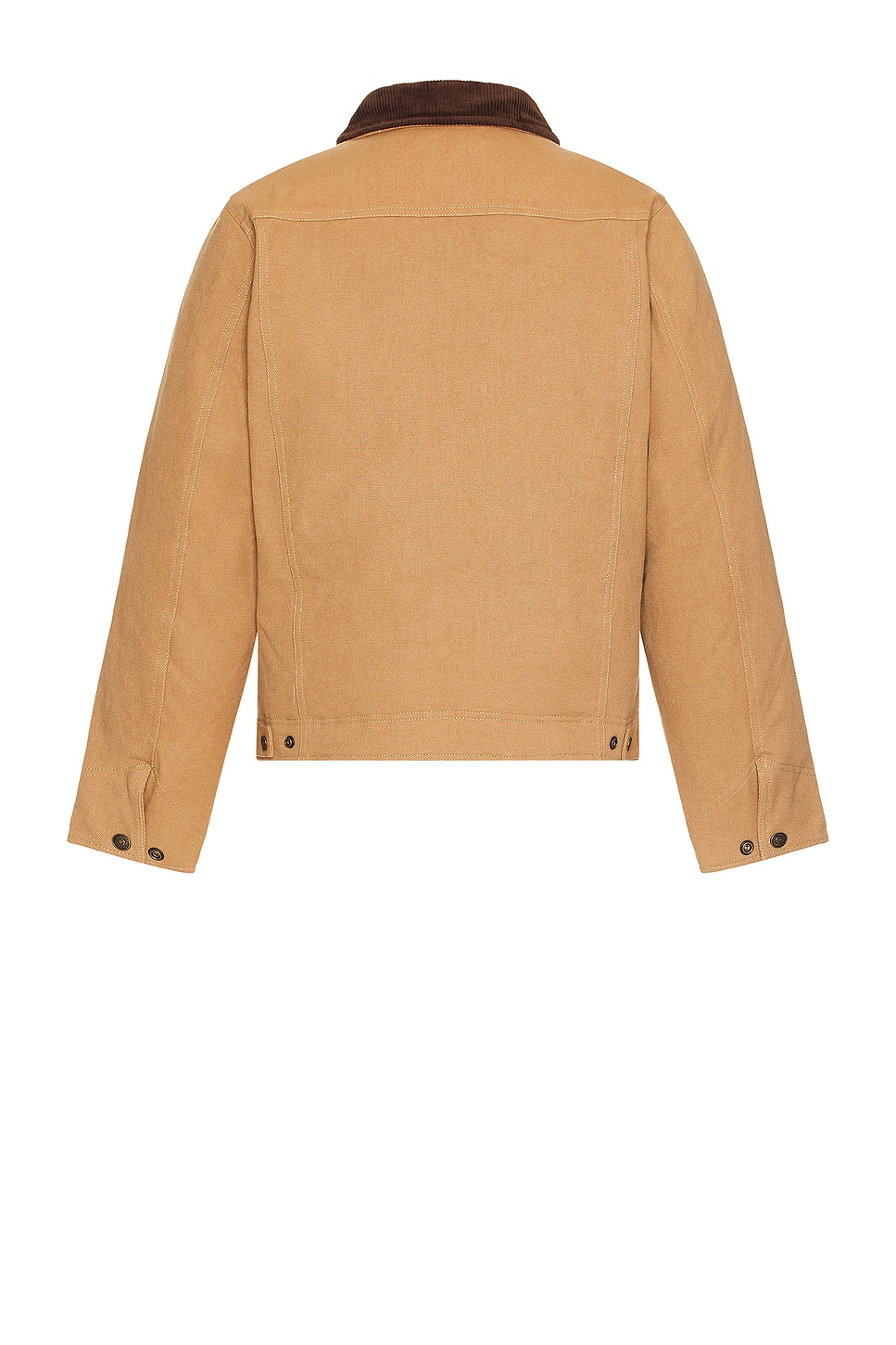 Schott Union Canvas Down Filled Jacket in Khaki | FWRD