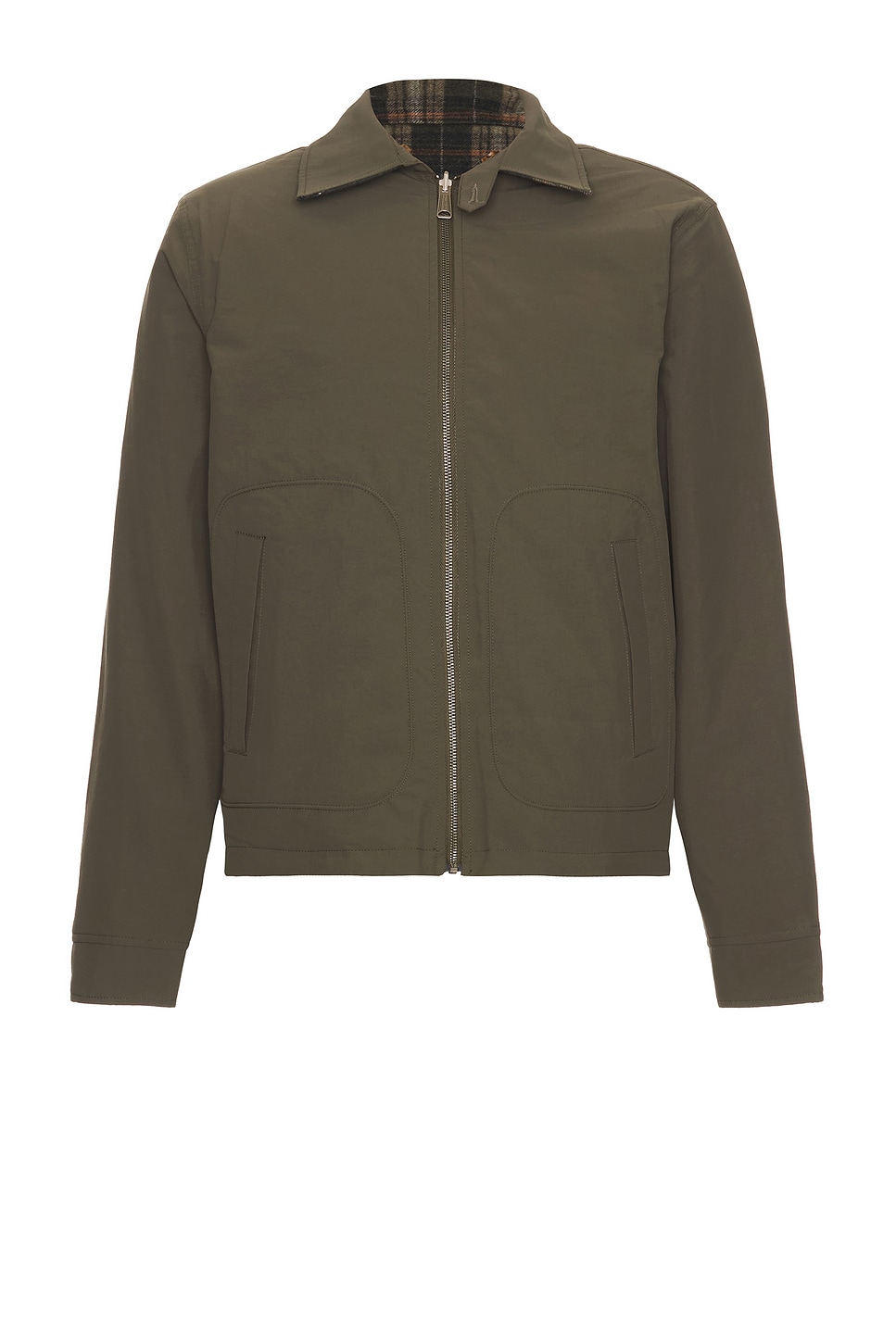 Schott Reversible Mack Jacket in Olive | FWRD
