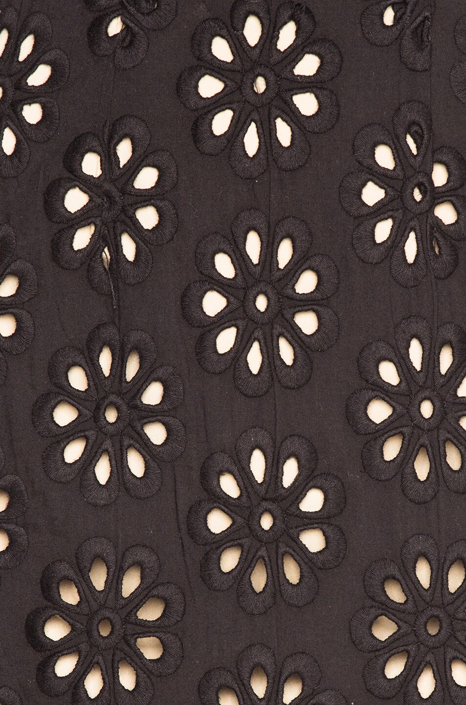 Sea Lace Back Ruffle Dress in Black | FWRD