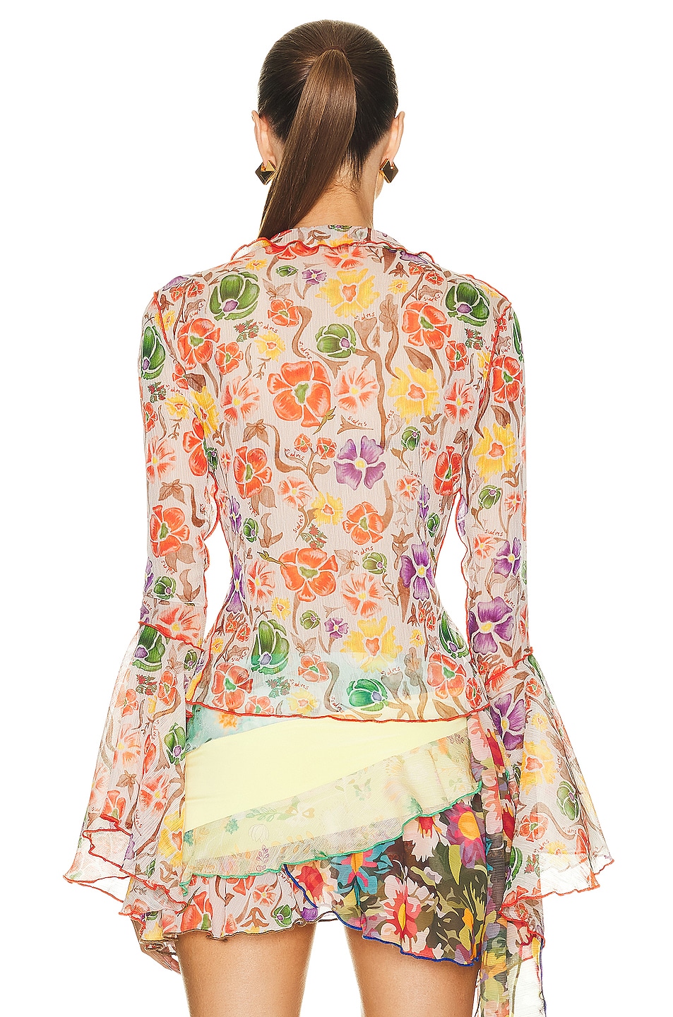 SIEDRES Zee Long Sleeve Top in Multi | FWRD