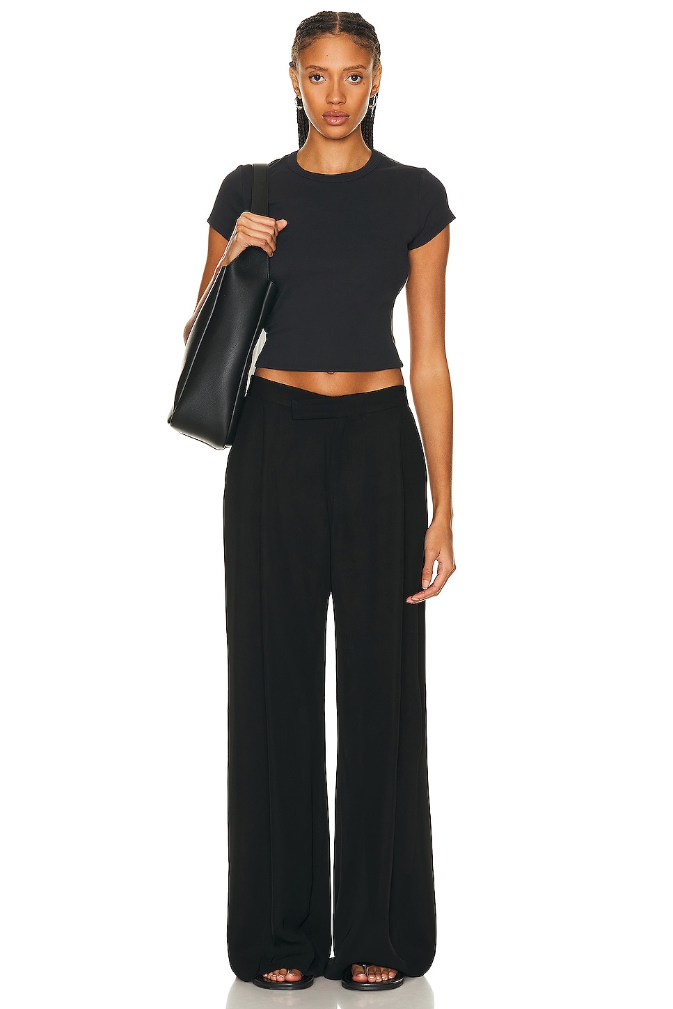 Designer Women's Cropped Tops | White, Black, Long Sleeve