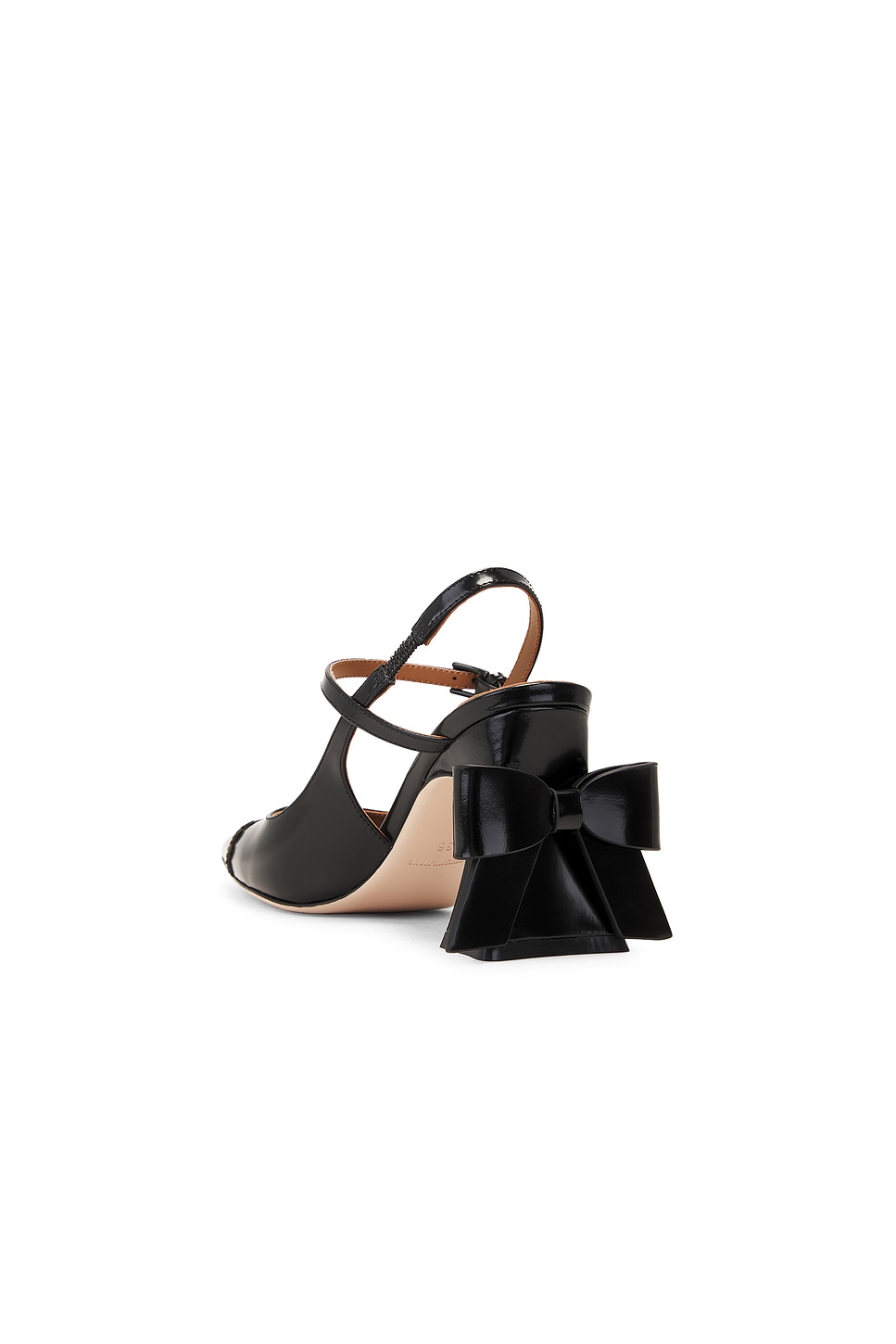 Shushu/Tong Bow Toe Pointed Heels in Black | FWRD