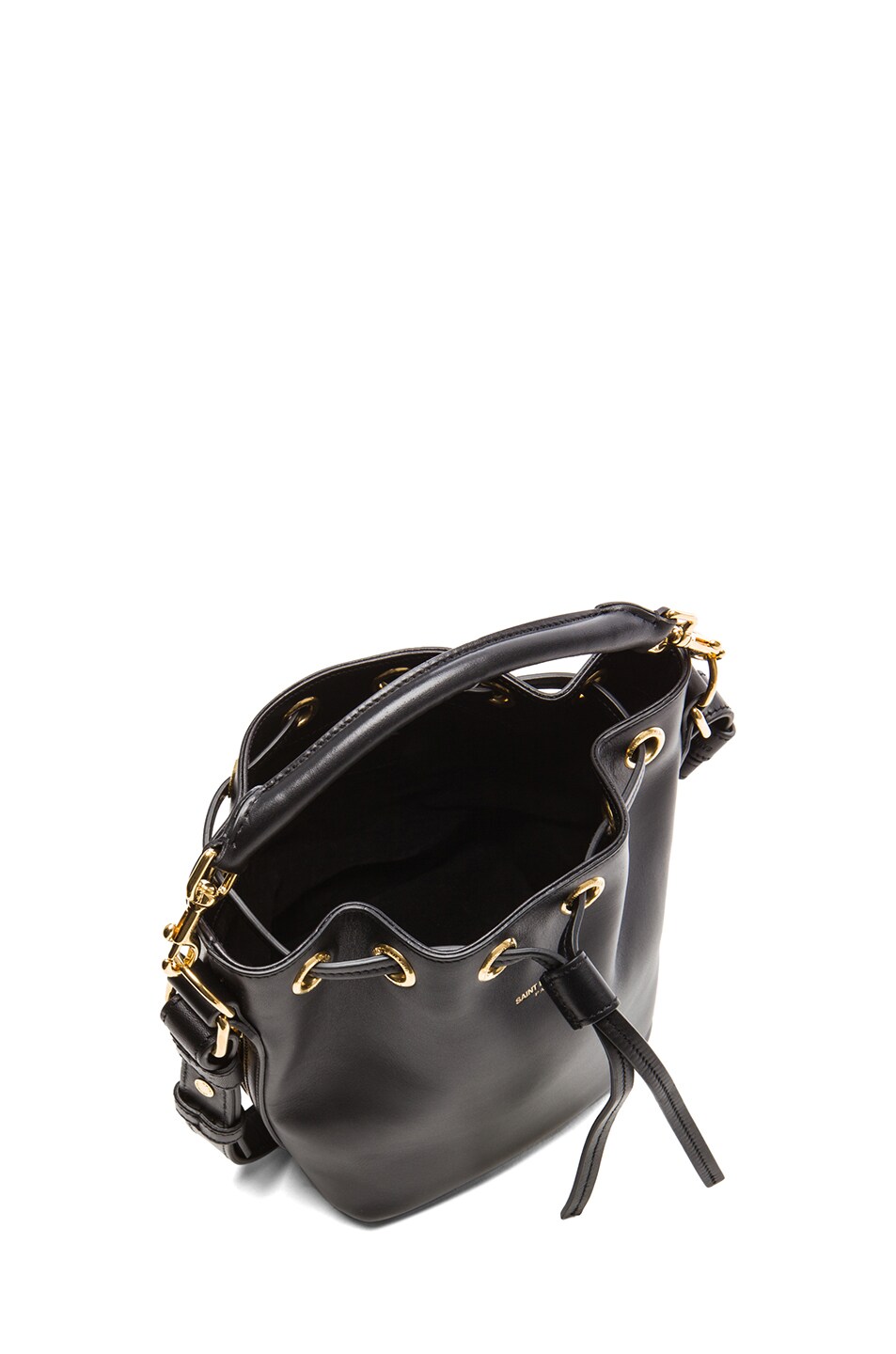 Saint Laurent Small Seau Bucket Bag in Black | FWRD