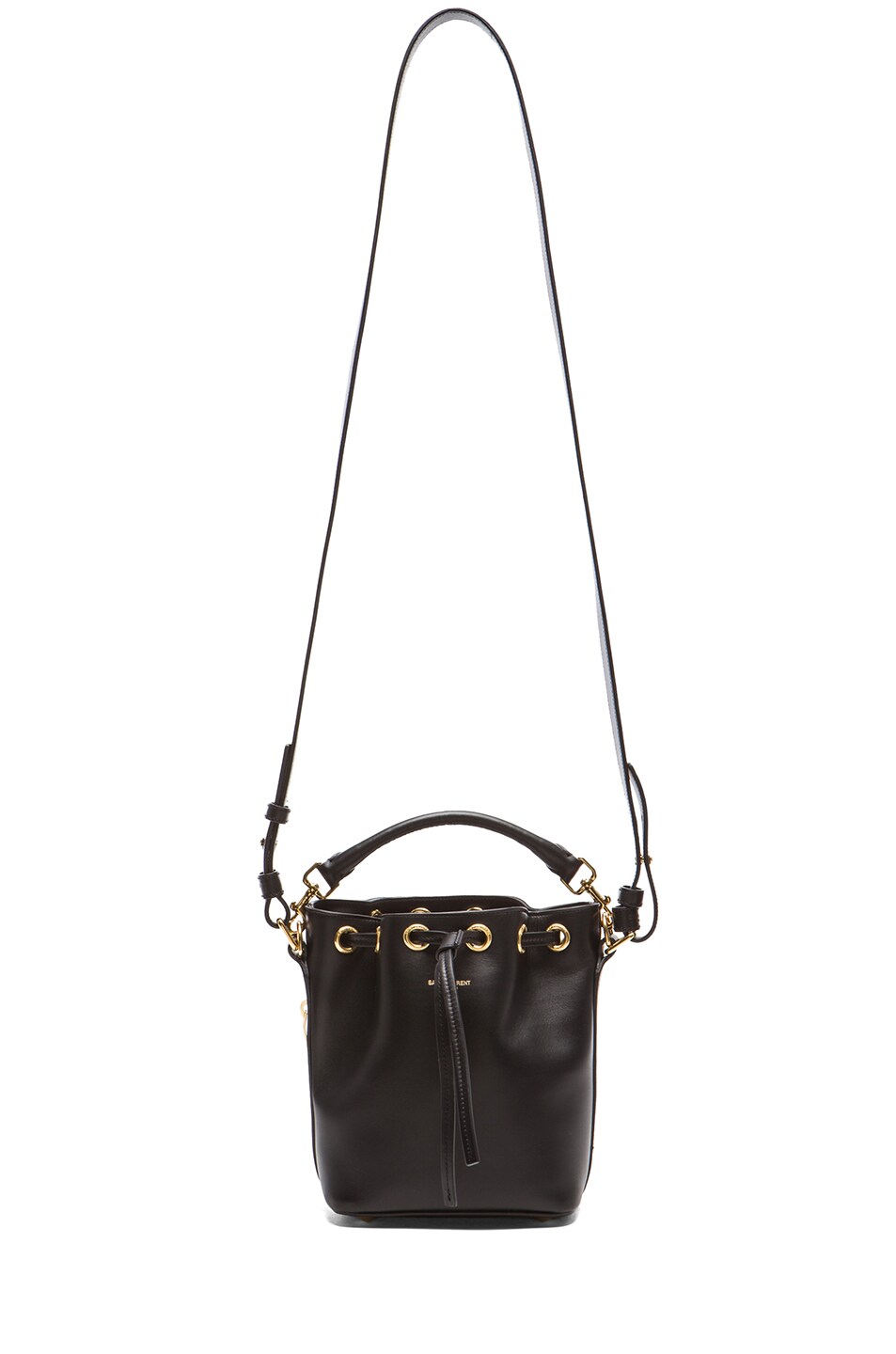 Saint Laurent Small Seau Bucket Bag in Black | FWRD