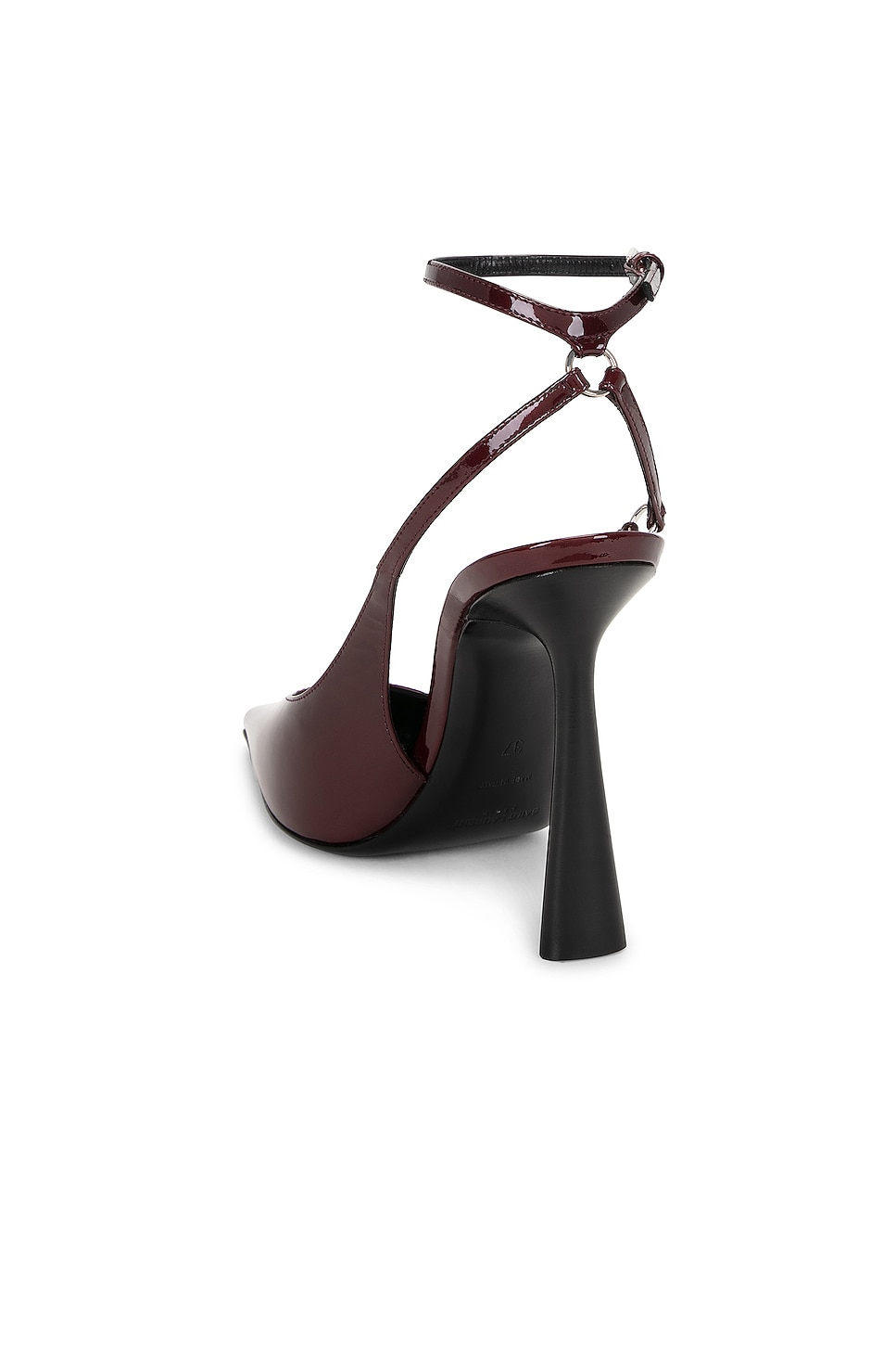 Saint Laurent Calista Slingback Pump in Deep Bordeaux | FWRD