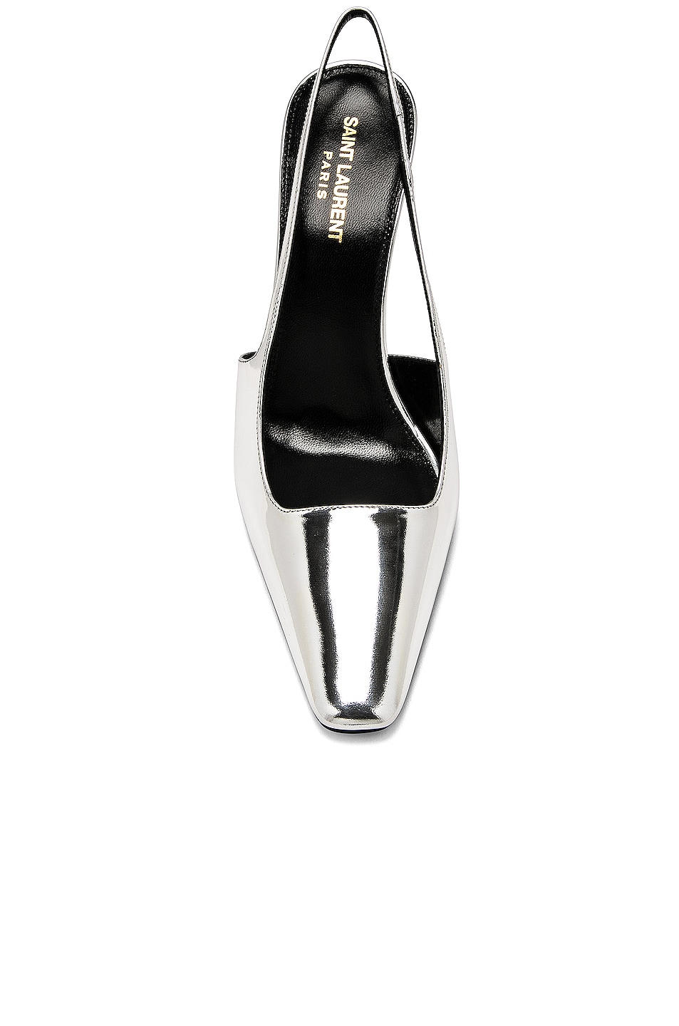 Saint Laurent Tom 90 Dream Heels in Argento | FWRD