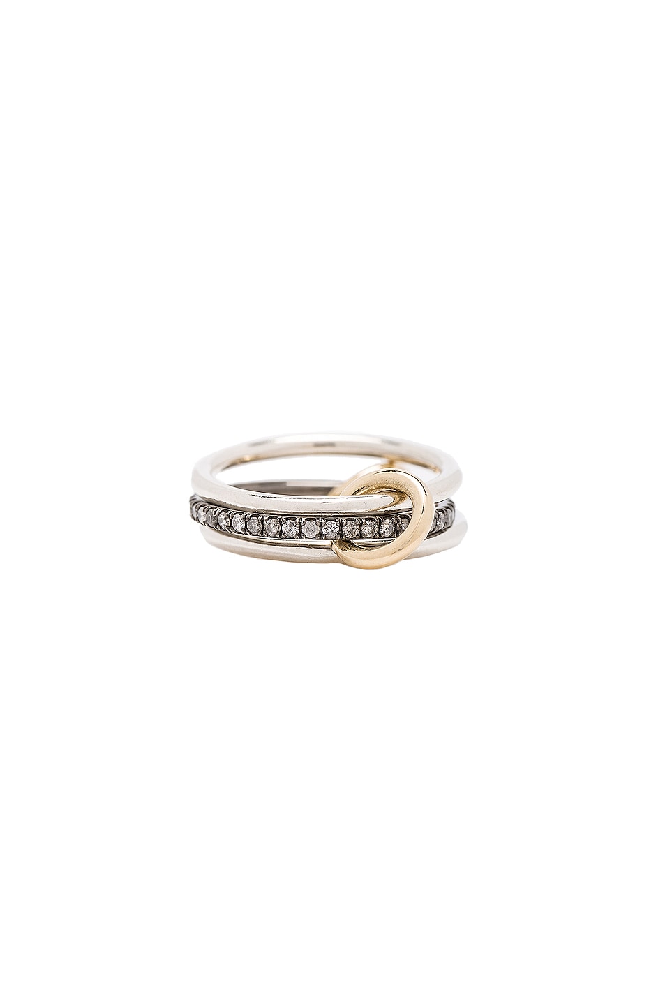 Spinelli Kilcollin Raneth Gris Ring in Silver & Yellow Gold | FWRD