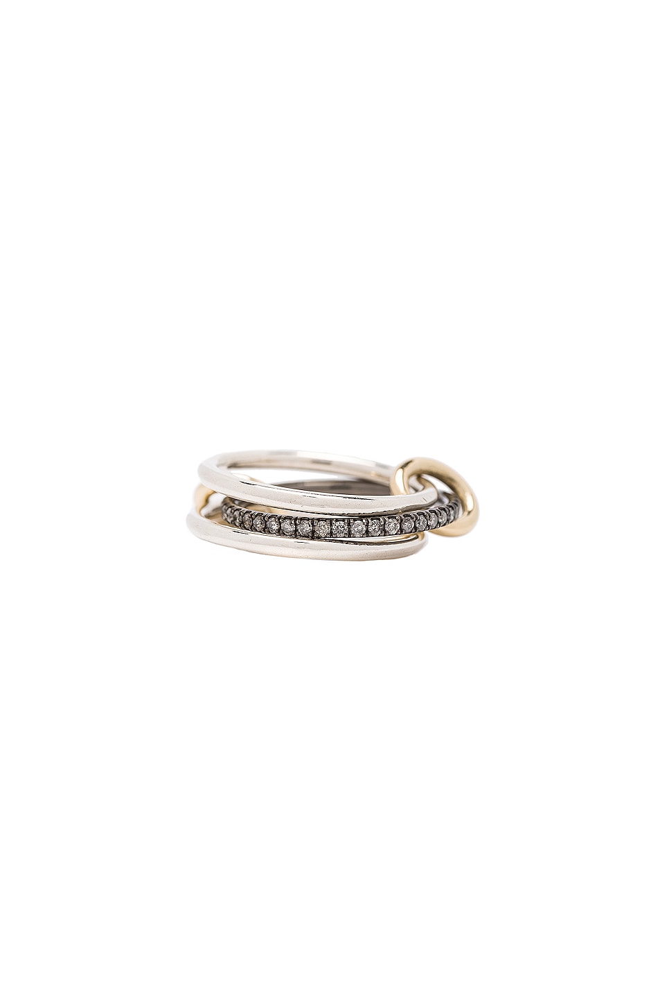 Spinelli Kilcollin Raneth Gris Ring in Silver & Yellow Gold | FWRD