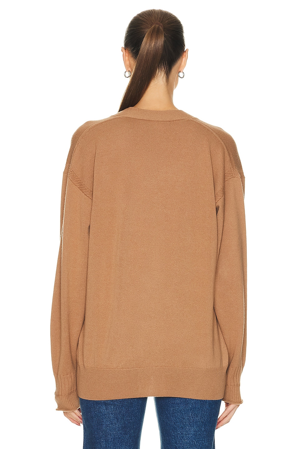 Stella McCartney Iconic Merino Knit Cardigan in Caramel | FWRD