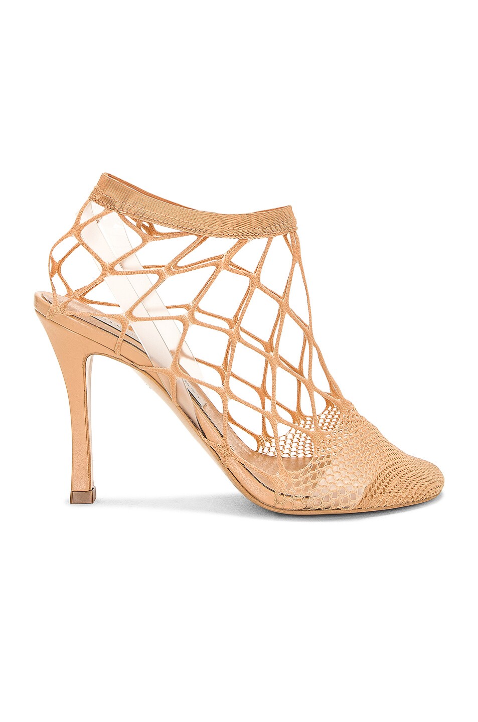 Stella McCartney Stella 100 Fishnet Pump in Camel | FWRD