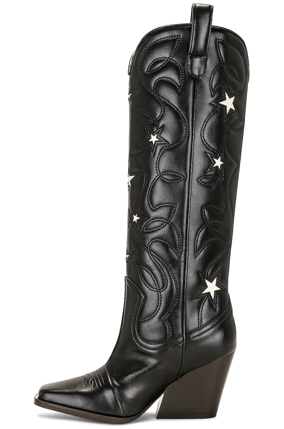 Stella McCartney Cloudy Cowboy Boot in Black & Stone | FWRD