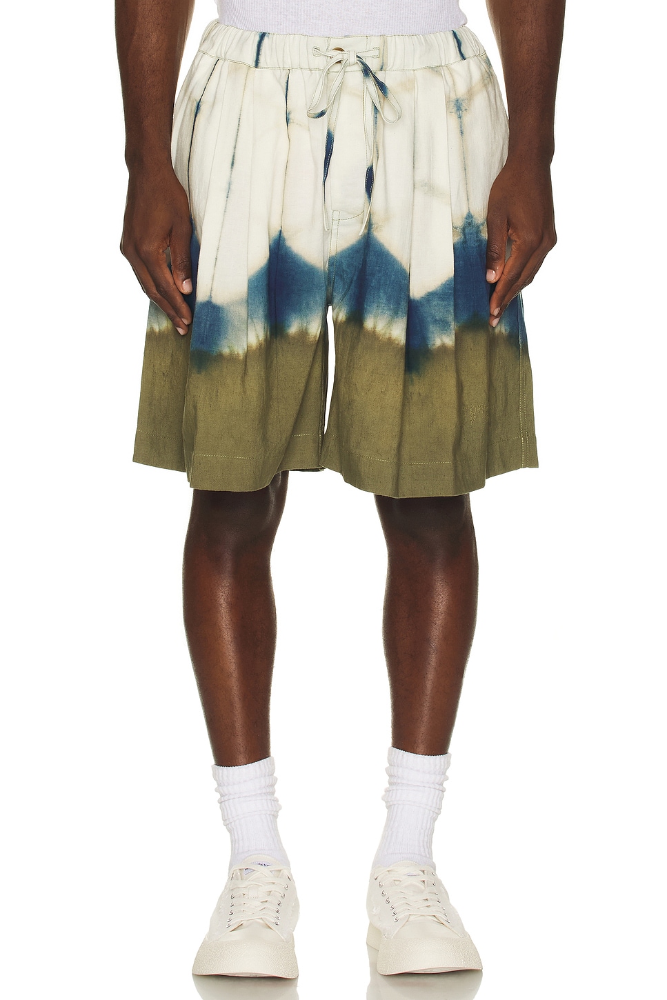 Story mfg. Bridge Shorts in Forest Clamp | FWRD