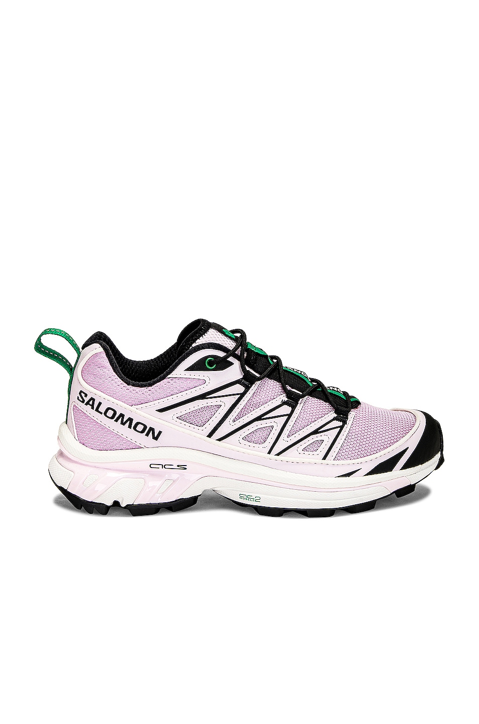 Salomon x Sandy Liang Xt-6 in Cradle Pink, Jolly Green & Black | FWRD