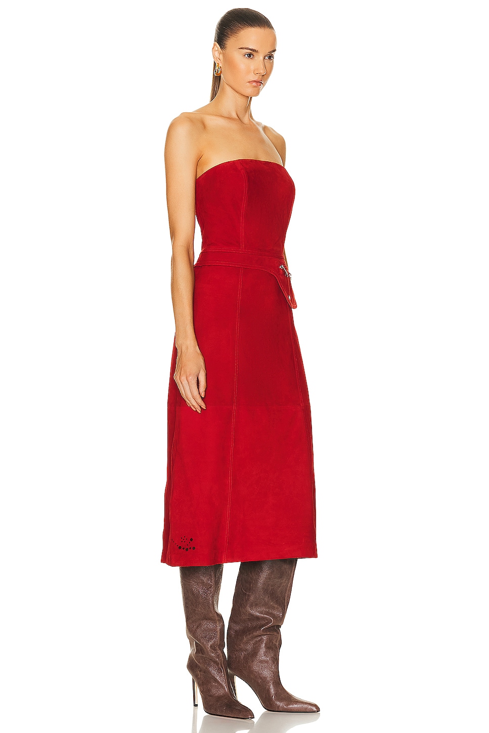 Saks Potts Ira Dress in Red | FWRD