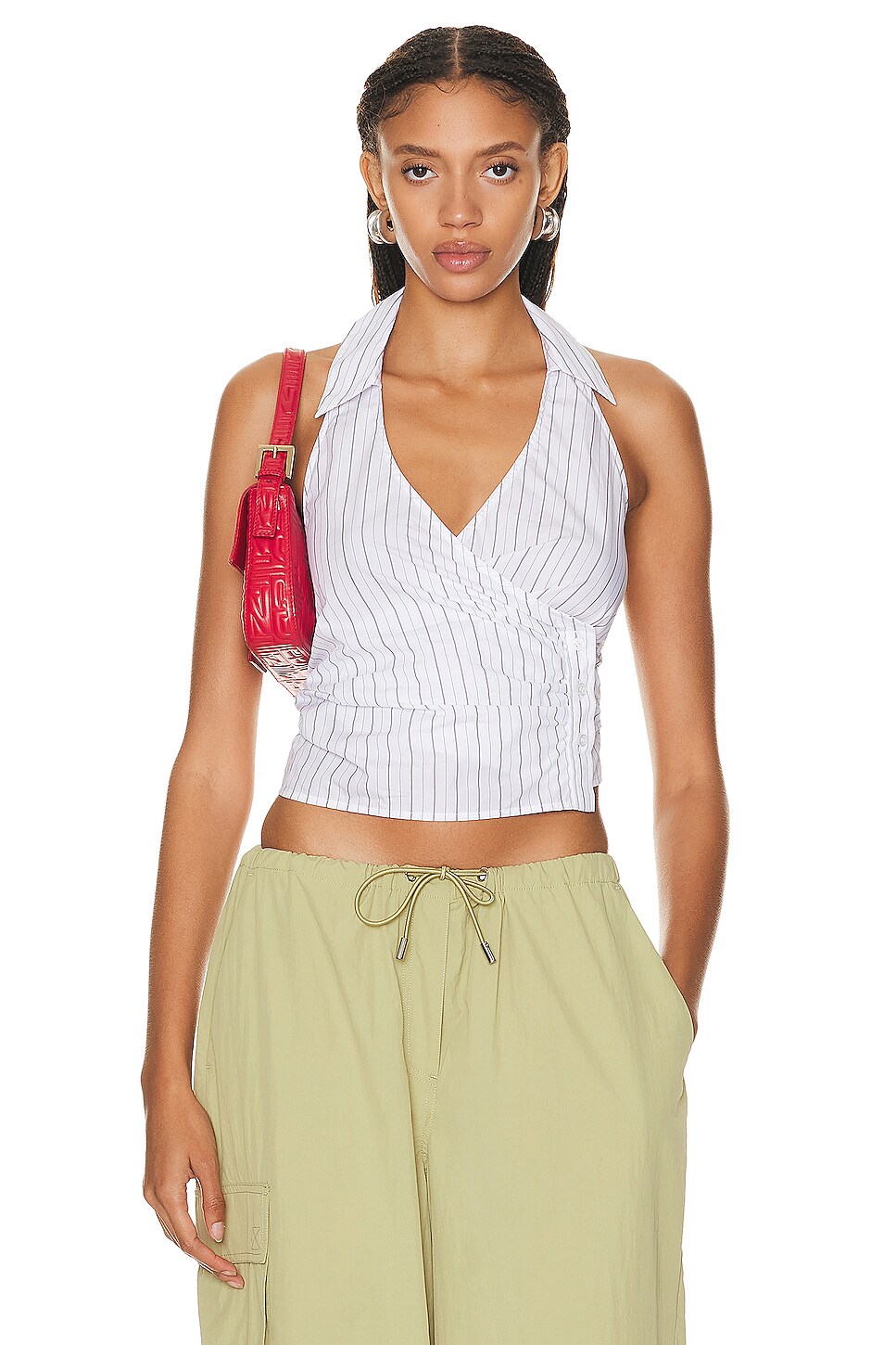 Saks Potts Sanne Top in Pinstripe | FWRD