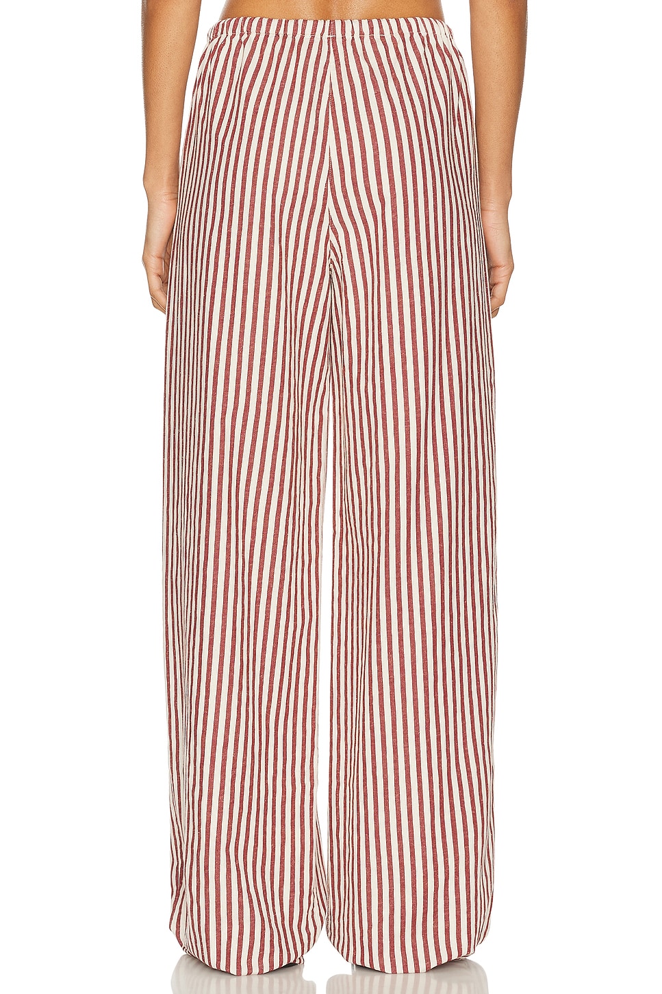 SPRWMN Baggy Easy Pant in Rust & Beige | FWRD