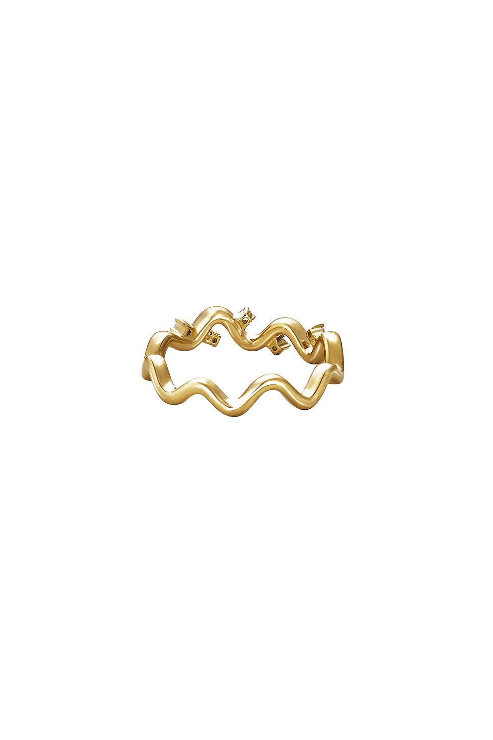 STONE AND STRAND Harbor Lights Ring in 10k Yellow Gold & White Diamond ...