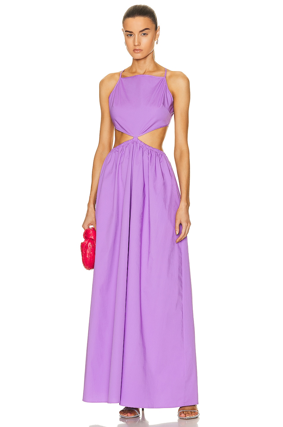 Staud Myla Dress in AMETHYST | FWRD