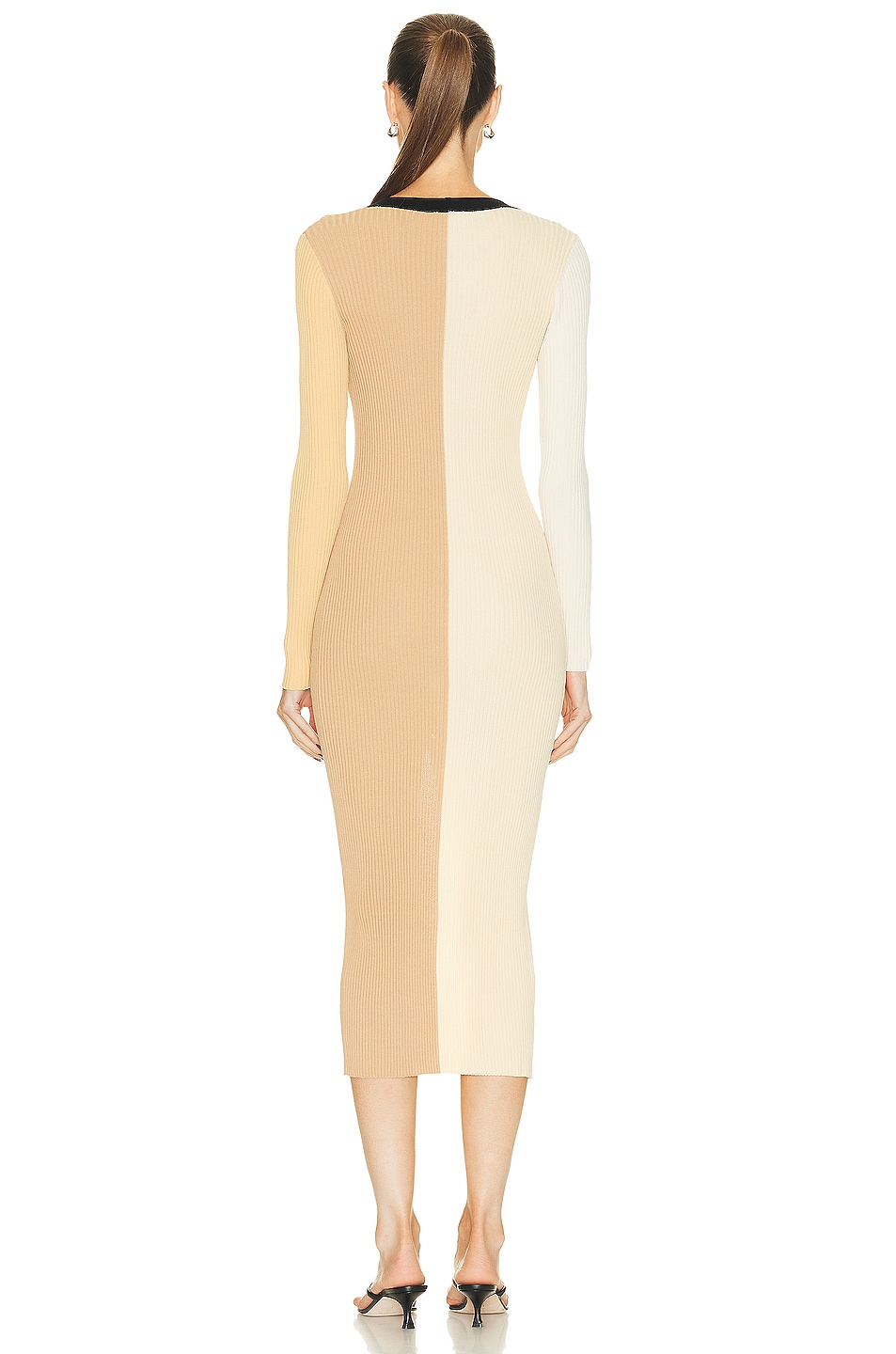 Staud Shoko Sweater Dress in Fennel Multi | FWRD