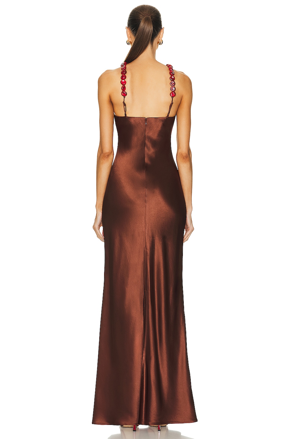 Staud Cadence Dress in Clove | FWRD