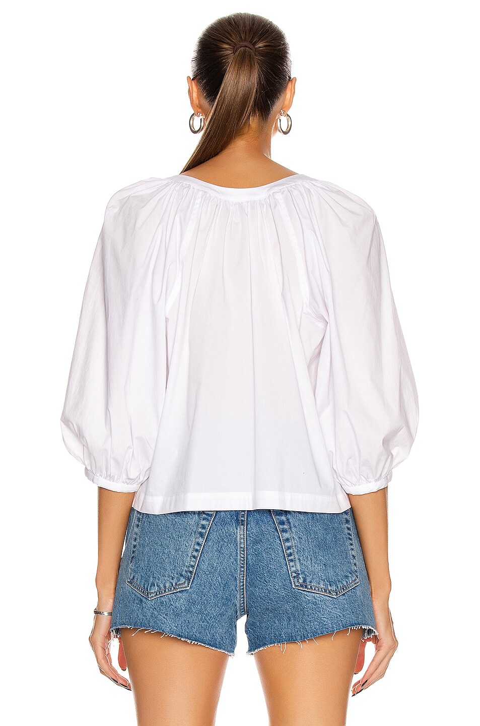 Staud Dill Top in White | FWRD