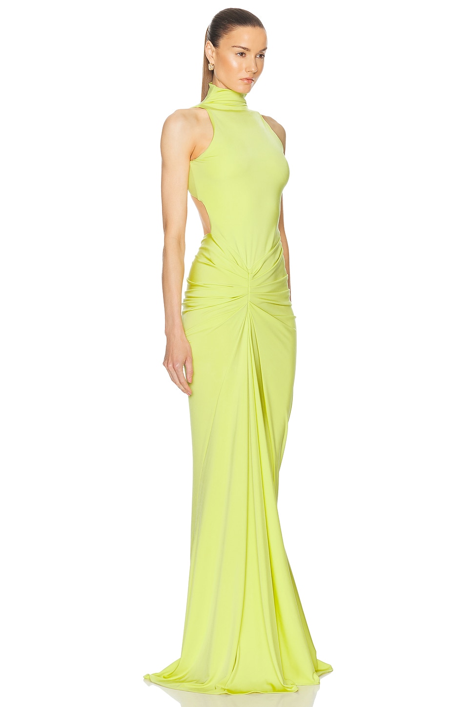 SILVIA TCHERASSI Frances Dress in Limoncello | FWRD
