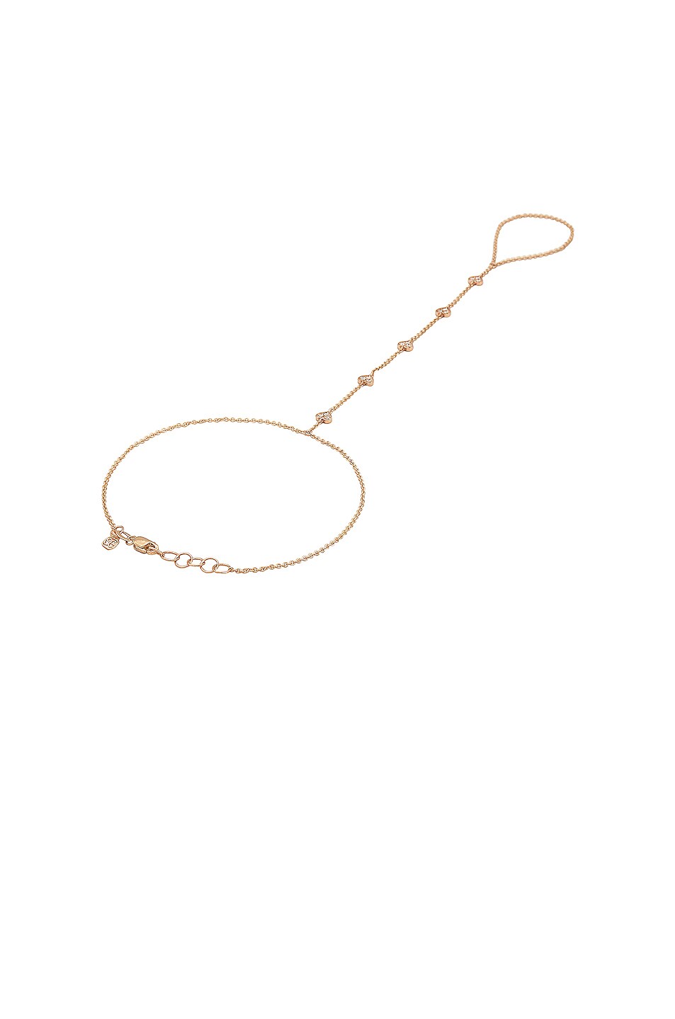 Sydney Evan Princess Hand Chain Bracelet in Gold | FWRD