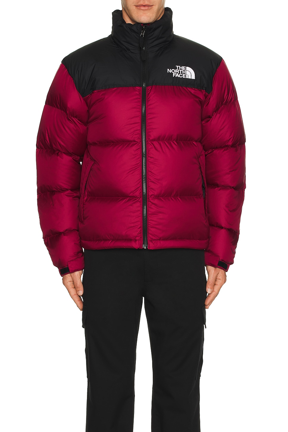 The North Face Men's 1996 Retro Nuptse Jacket in Beetroot & TNF Black ...