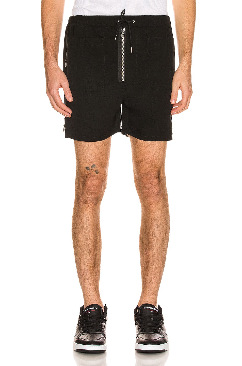 TAKAHIROMIYASHITA The Soloist Pajama Short Trunks in Black | FWRD