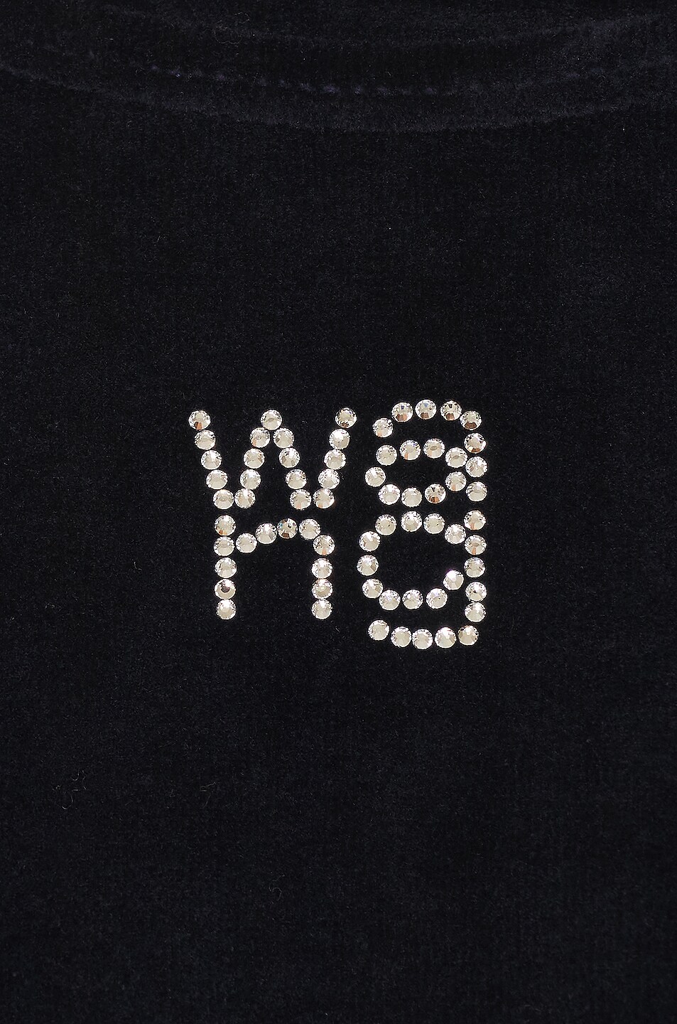 Alexander Wang Hotfix Logo Sweatpant in After Dark | FWRD