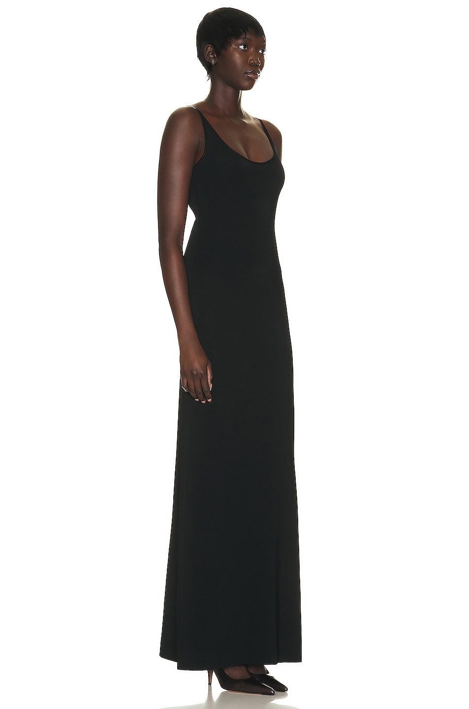 The Row Constantine Dress in Black | FWRD