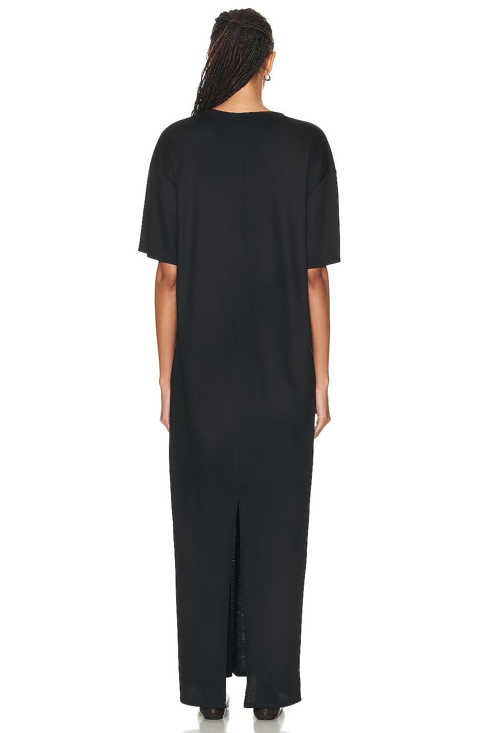 The Row Carolina Dress in Black | FWRD