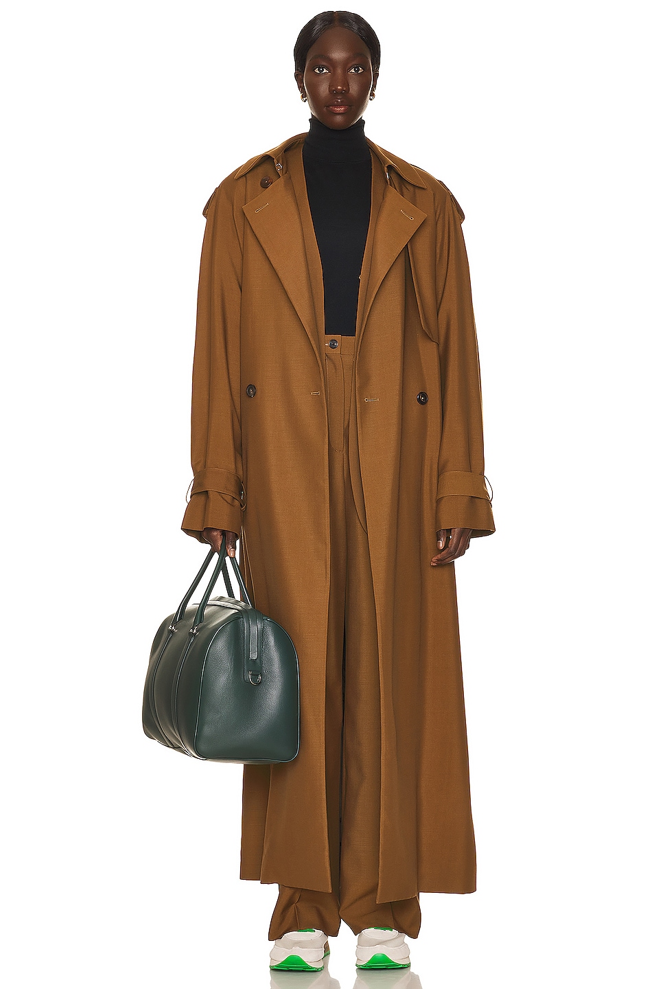 The Row Yeli Coat in Moss | FWRD