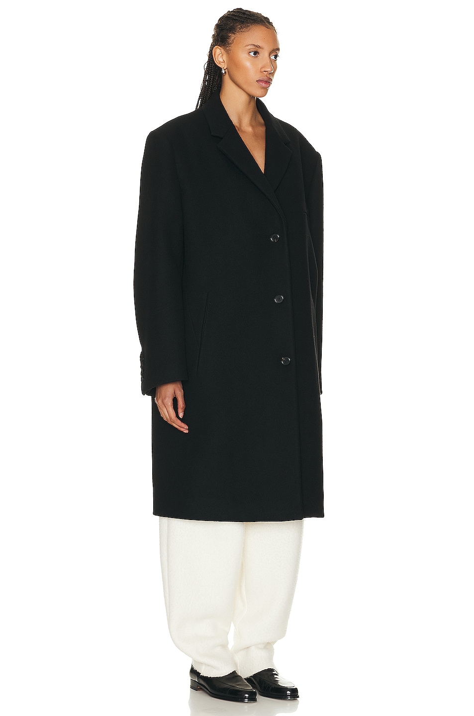 The Row Ardon Coat in Black | FWRD