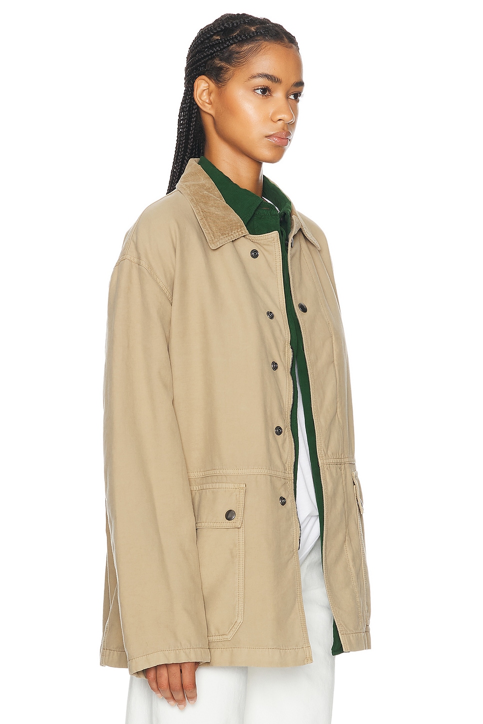 The Row Frank Jacket in Beige | FWRD