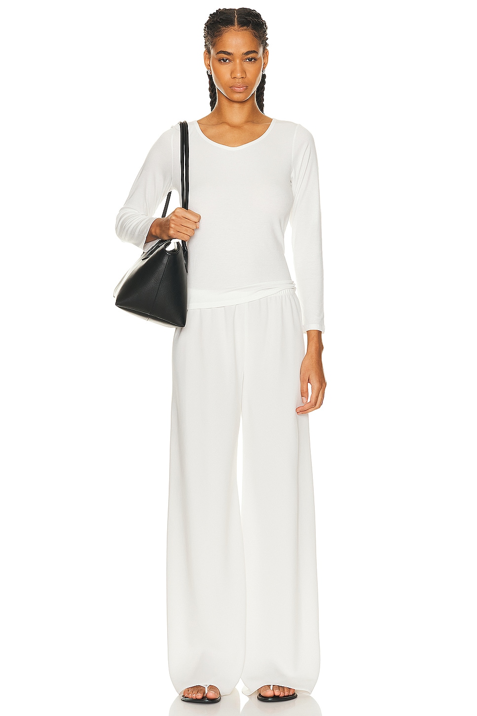 The Row Gala Pant in Off White | FWRD