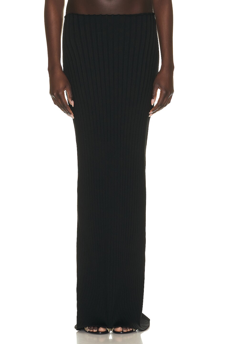 The Row Moss Skirt in Black | FWRD