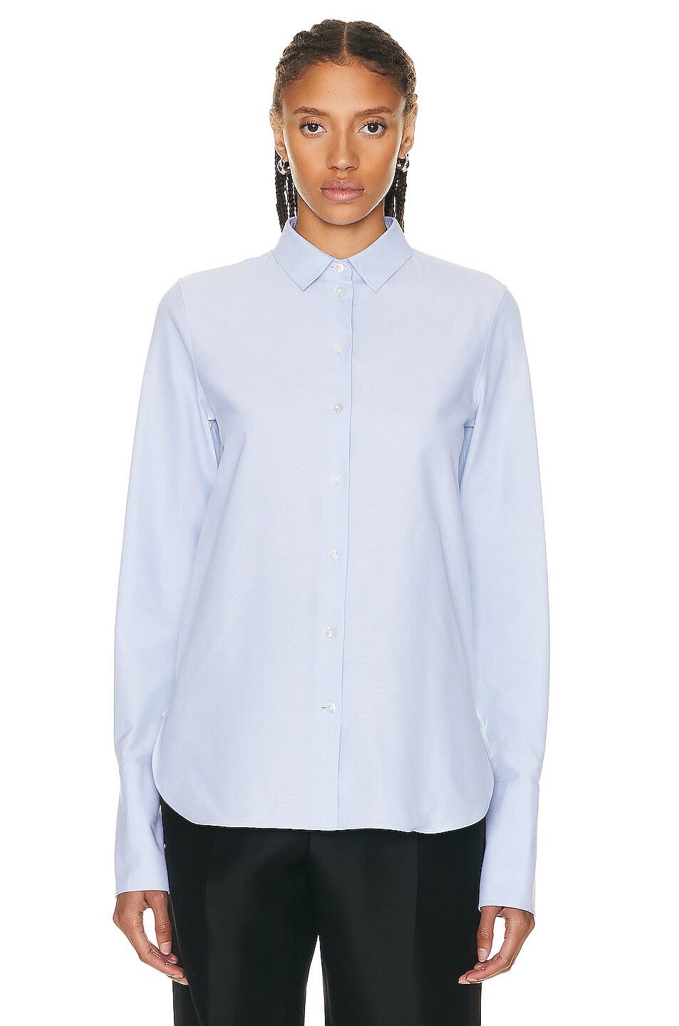The Row Metis Shirt in Sky Blue | FWRD