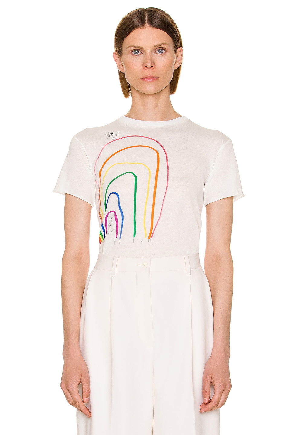 The Row Rainbow Top in Natural White | FWRD