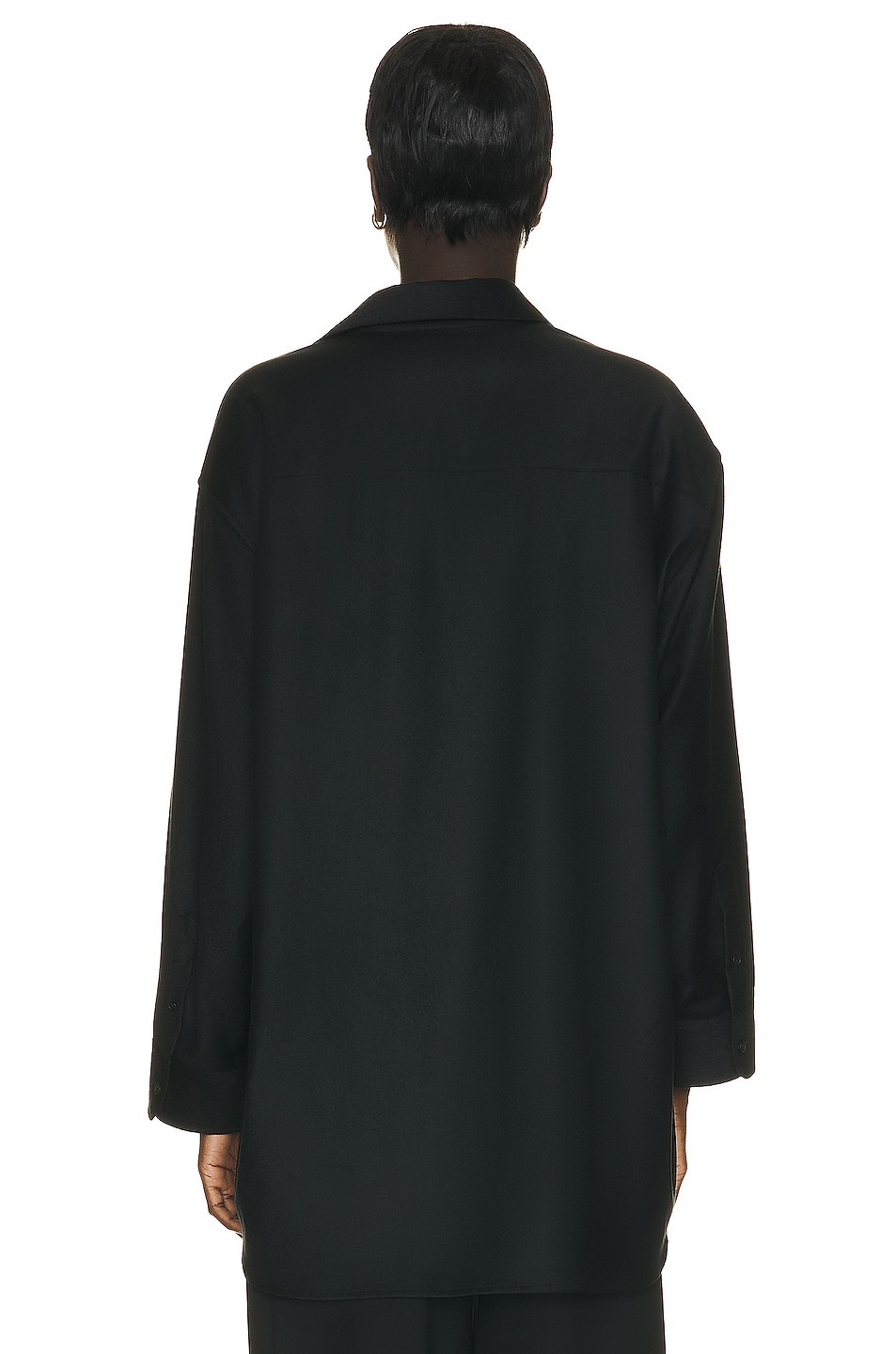 The Row Caroline Shirt in Black | FWRD