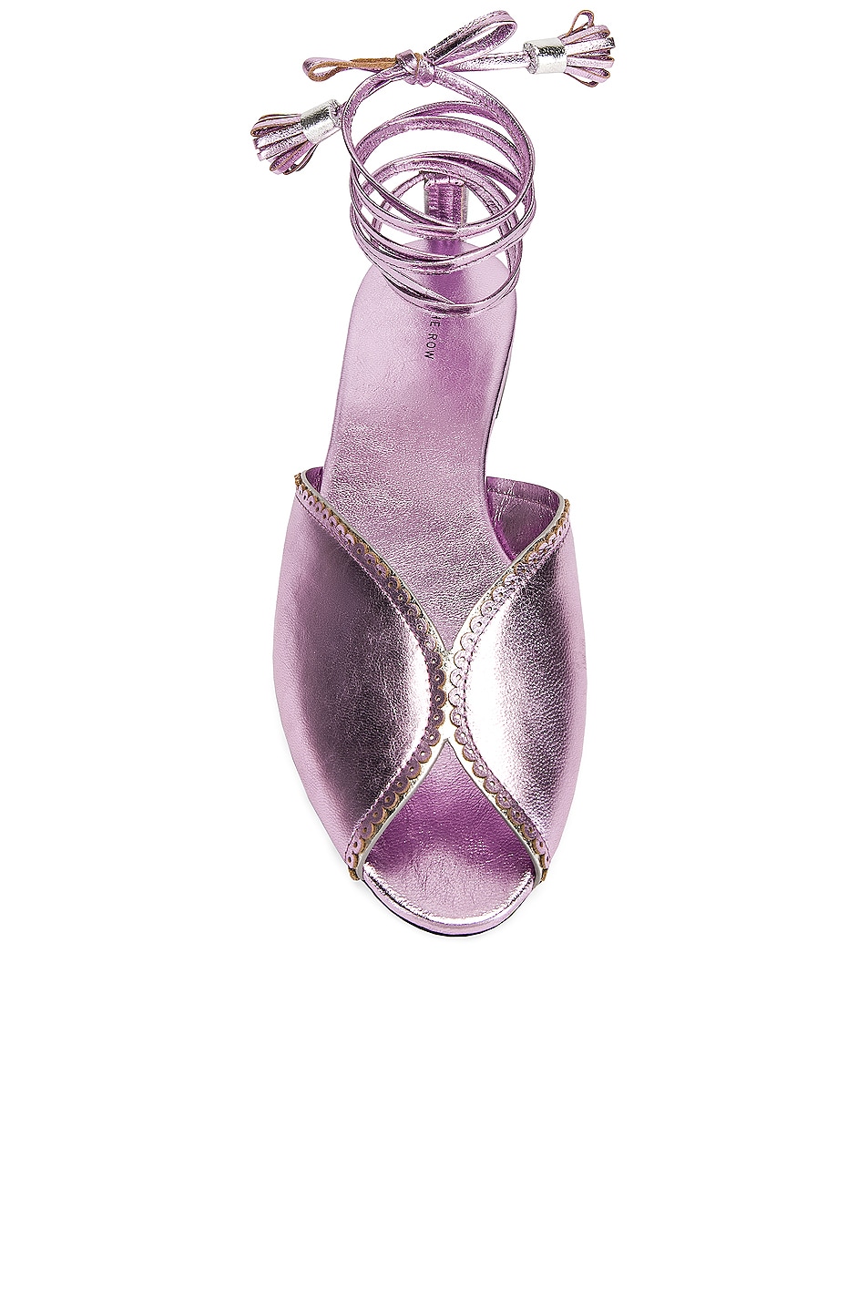 The Row Charlotte Flat Sandals in Cipria | FWRD