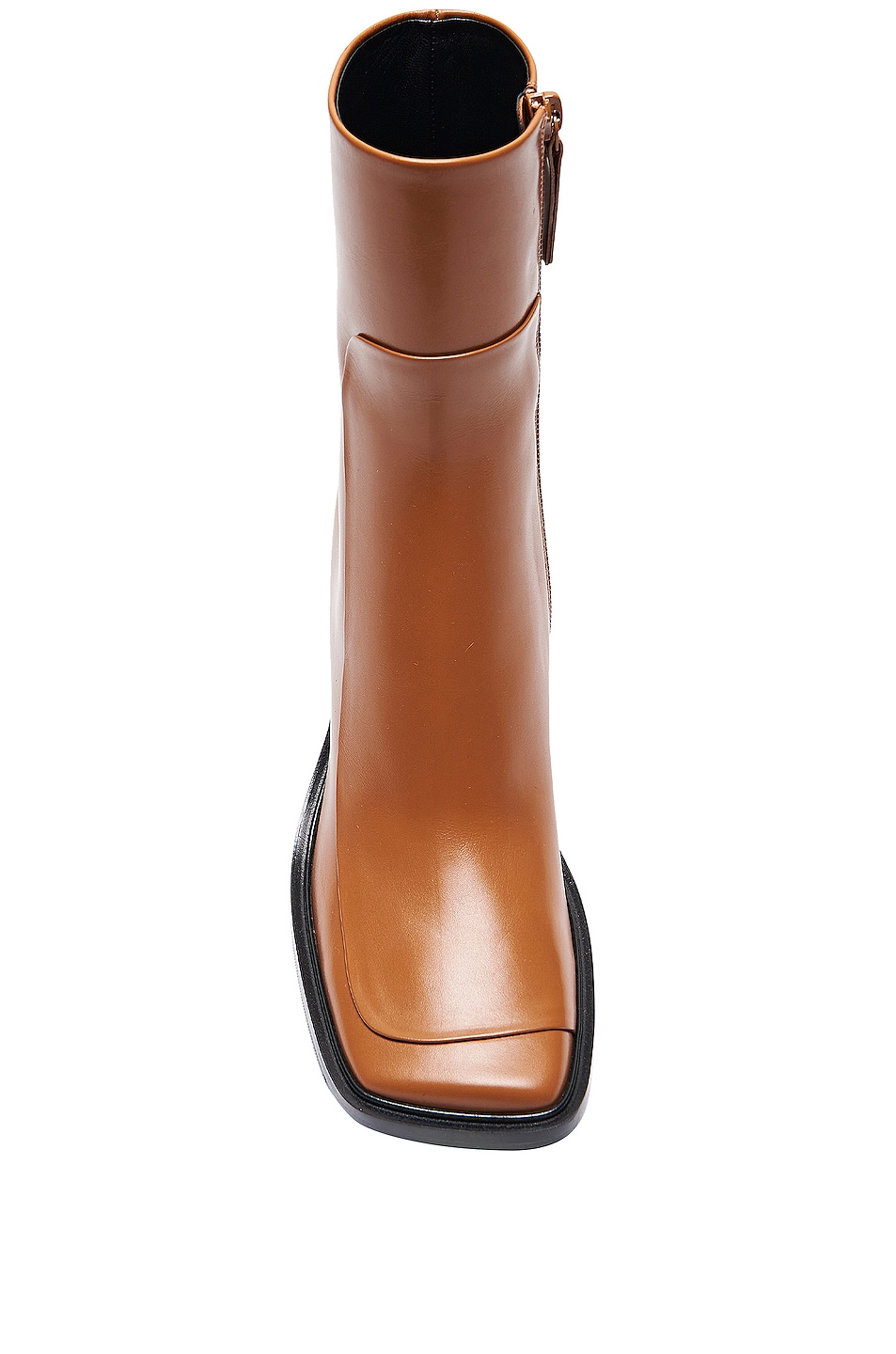 The Row Patch Leather Boots in Dark Cuir | FWRD