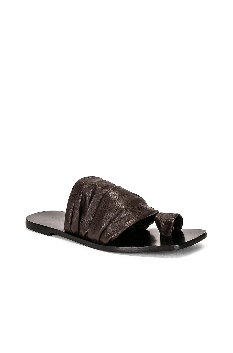 The Row Drape Slides in Espresso | FWRD