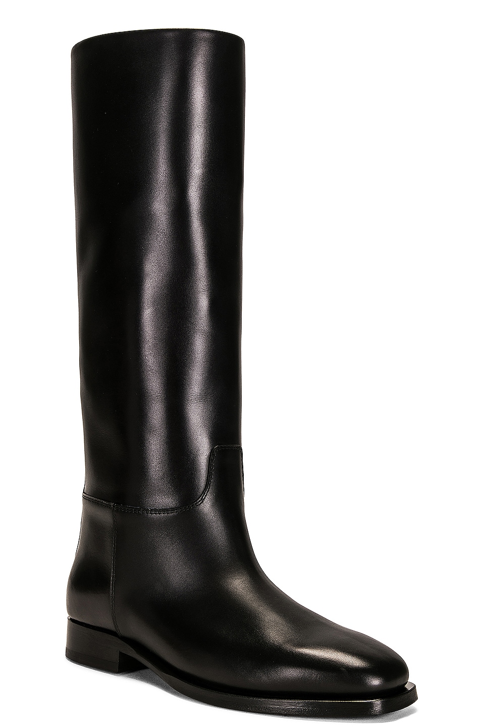 The Row Grunge Riding Boots in Espresso | FWRD