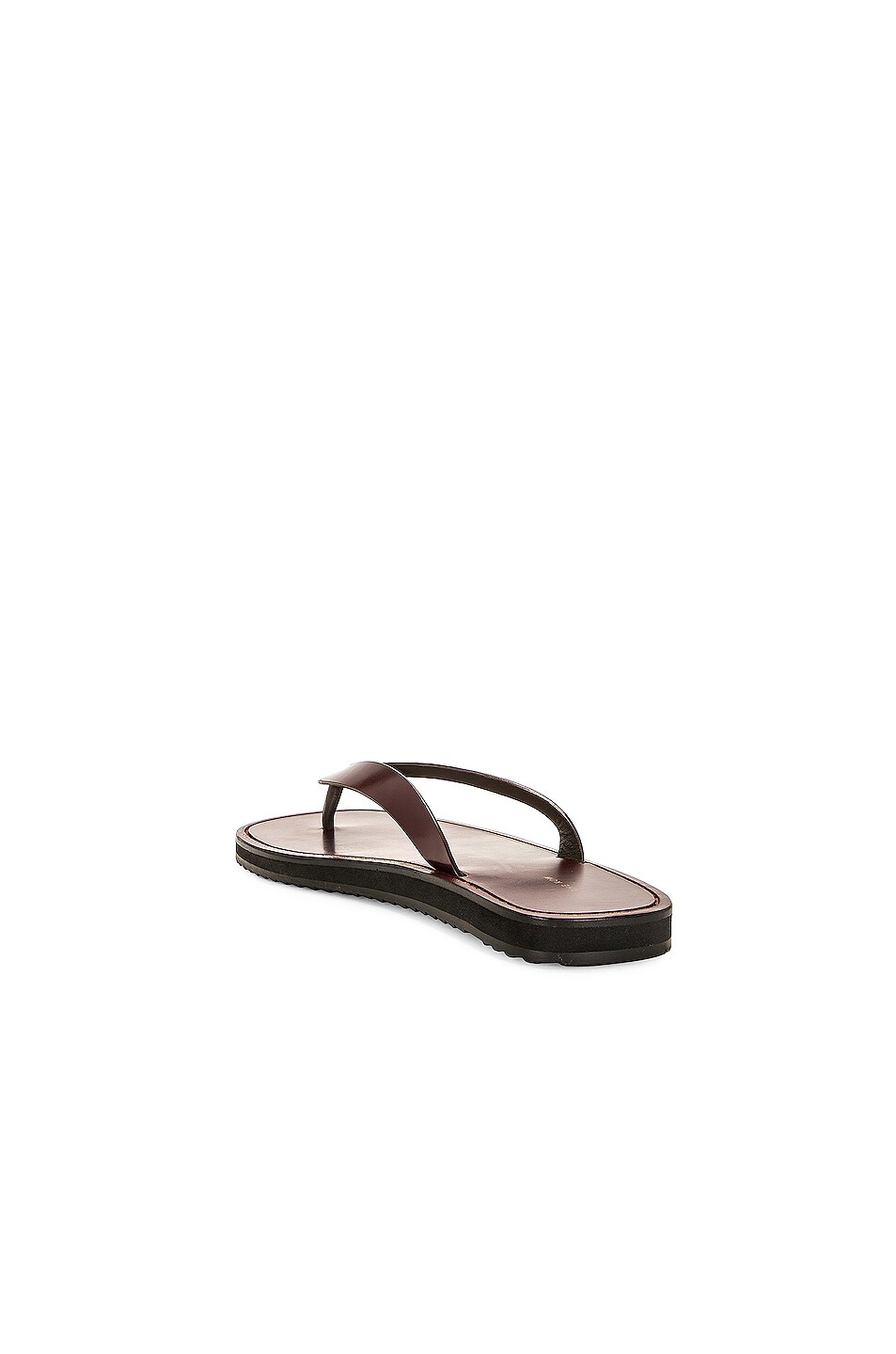 The Row City Flip Flop in Black | FWRD