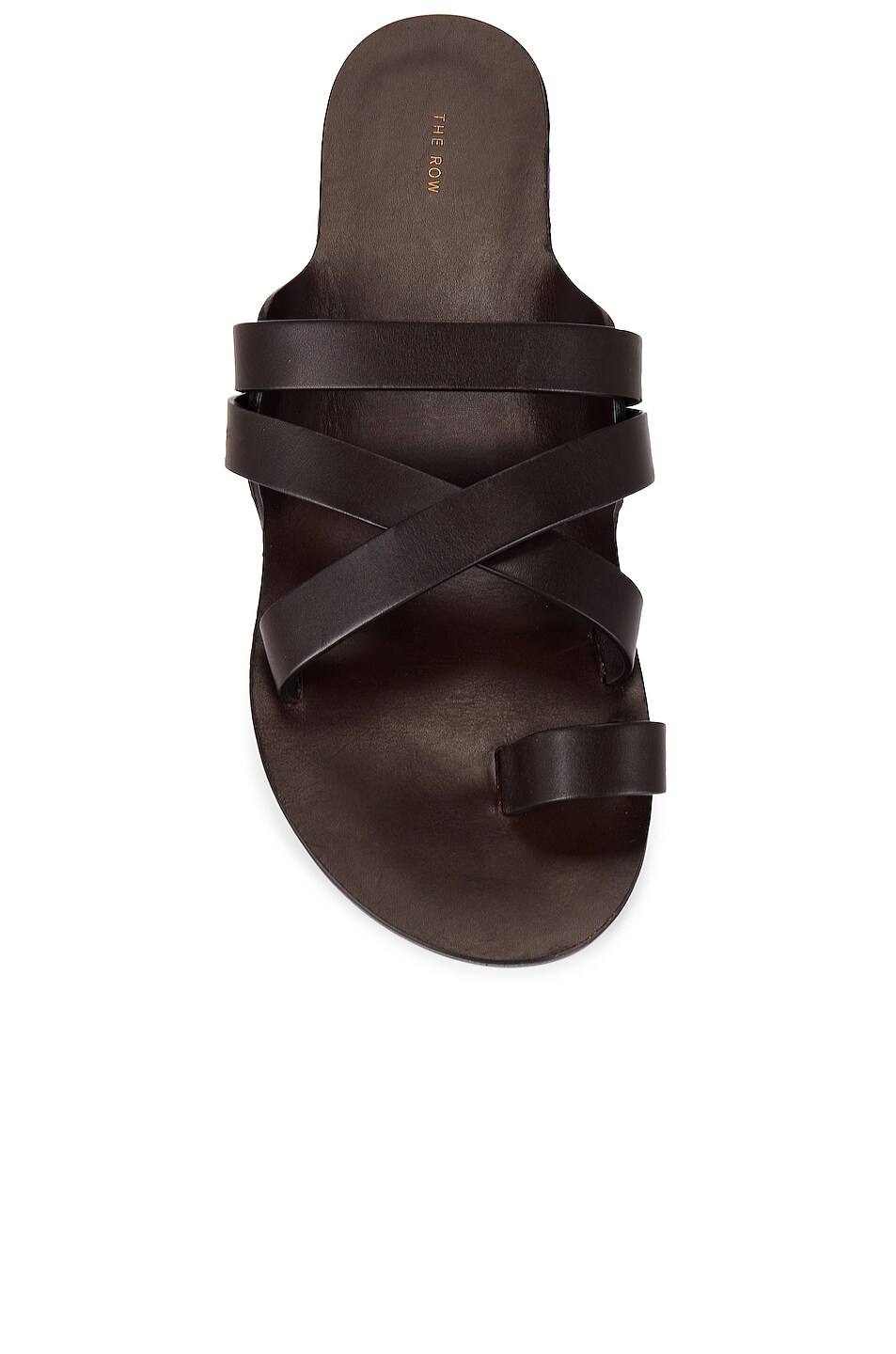 The Row Kris Sandal in Espresso | FWRD